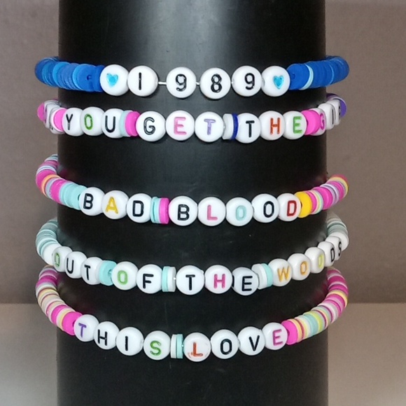 Handmade | Jewelry | 5 Preppy Taylor Swift 989 Bracelets | Poshmark